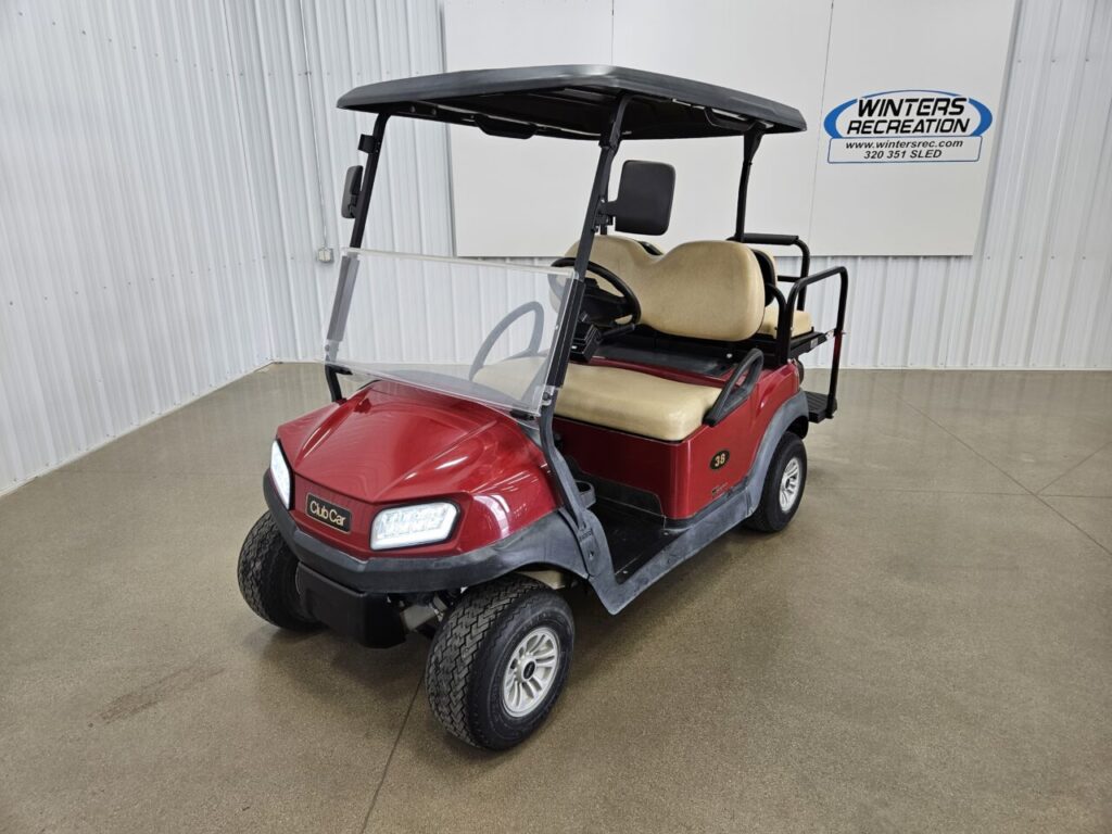 2021 Club Car Tempo Gas EFI STREET READY Golf Cart, Red - Winters ...