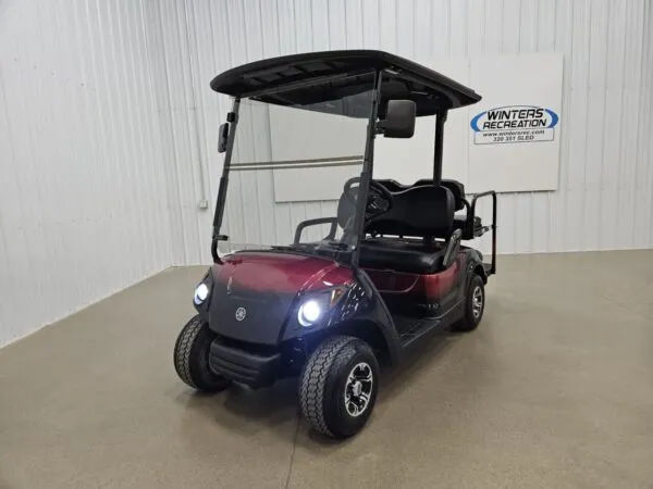2016 Yamaha Drive Gas Carb STREET READY Golf Cart, Ruby Red & Black ...