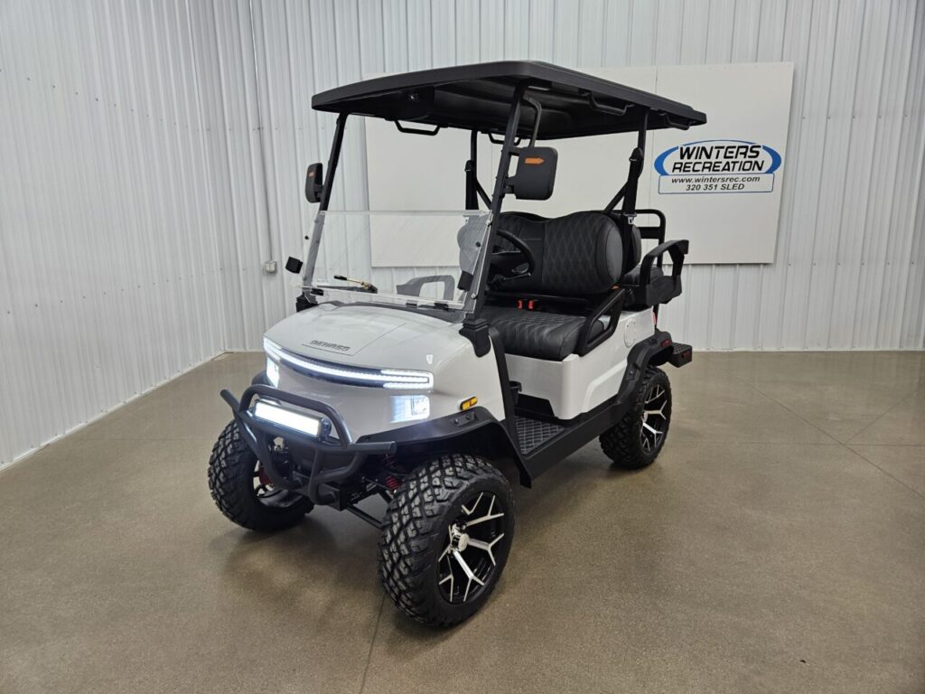 2025 Denago Nomad XL Lithium Ion Golf Cart, White - Winters Recreation