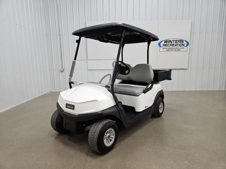 2019 Club Car Tempo Electric Golf Cart, White - Winters Recreation