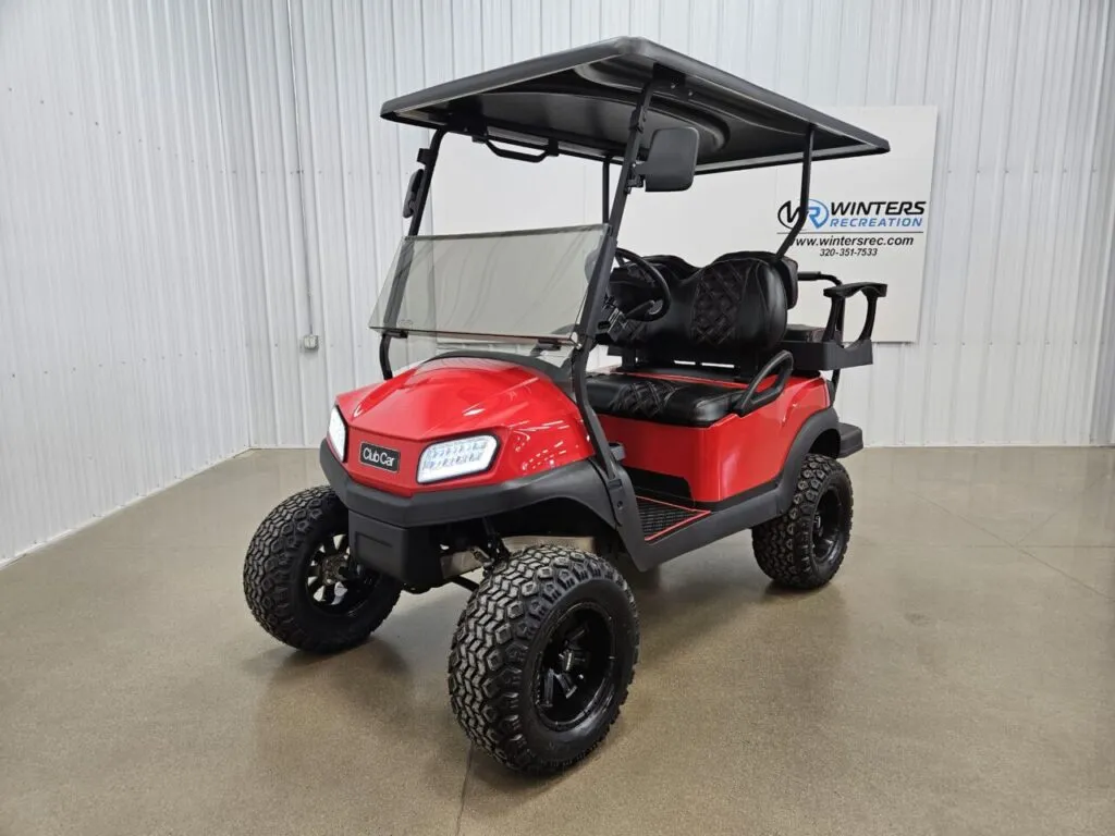 2020 Club Car Tempo Gas EFI DELUXE STREET READY Golf Cart, Rally Red ...