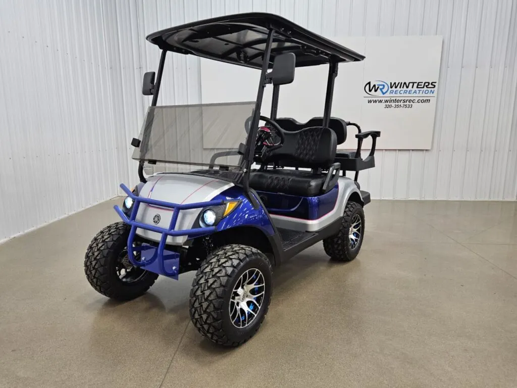 2016 Yamaha Drive Electric DELUXE STREET READY Golf Cart, Burple Kandi ...