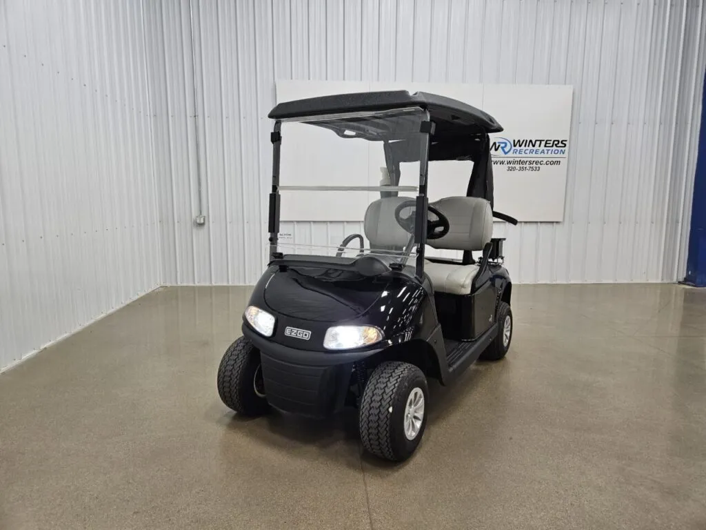 2022 E-Z-GO RXV Gas EFI Golf Cart, Black - Winters Recreation